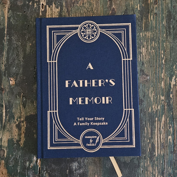 A Father's Memoir Hardcover Guided Journal Book for Dads and Grandpas ...